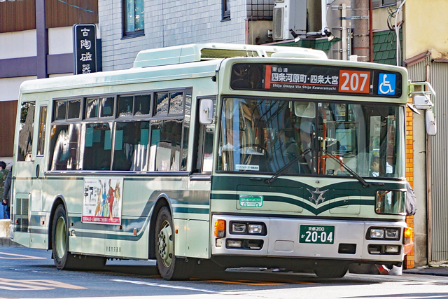 KiPiOの散歩道 バス★路線 京都市交通局 京都200 か2004